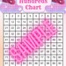 Disco Cowgirl Hundreds Chart, 1-120 Hundreds Chart, Eng/span - Etsy