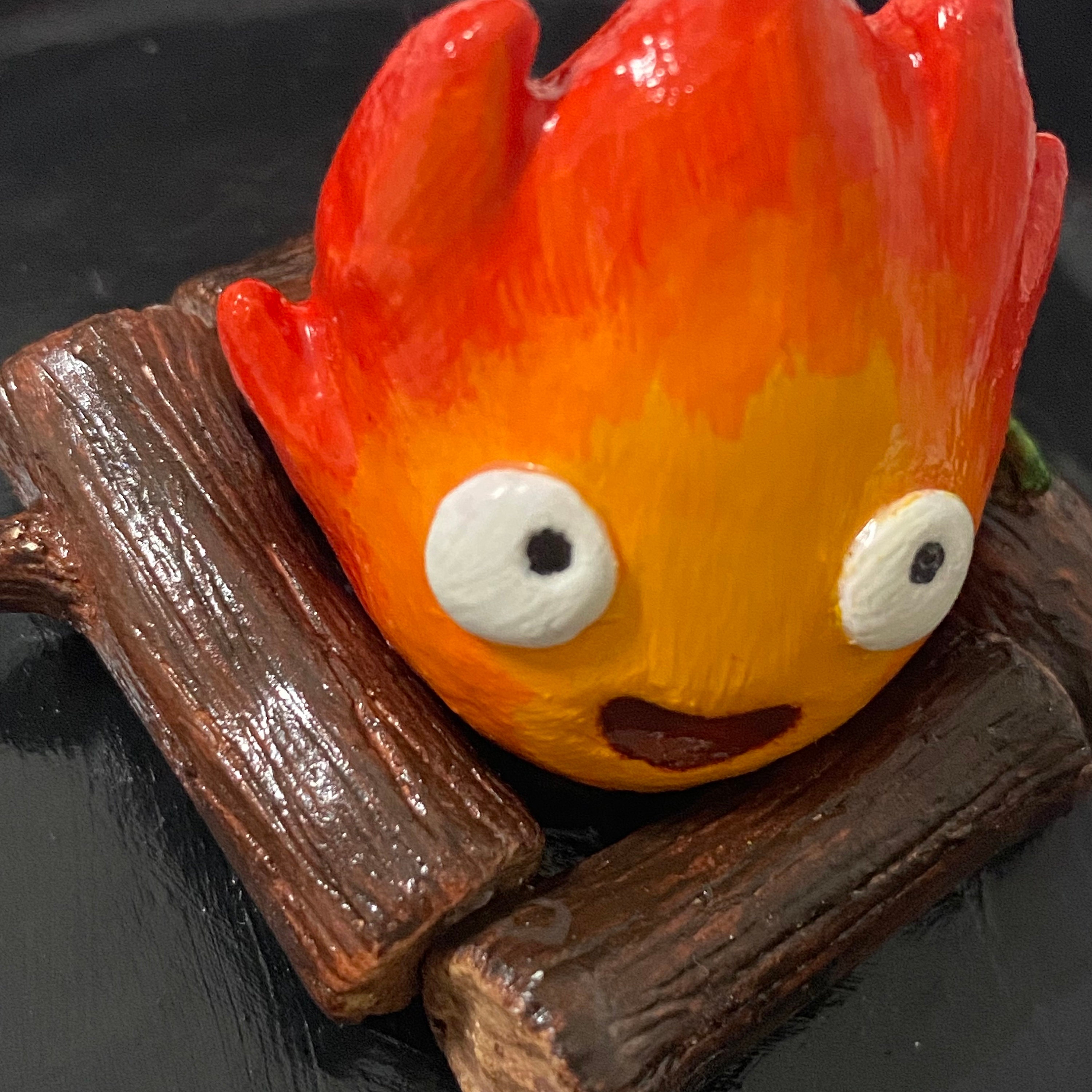 Pre Order Ghibli Studio Howls Moving Castle Calcifer Fire Demon Ashtray ...