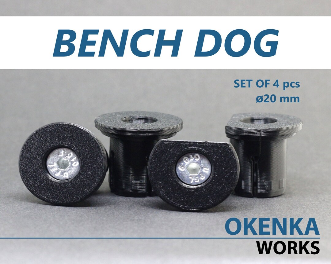 Lockable Bench Dogs, 20 Mm / Low Profile, Set of 4 - Etsy