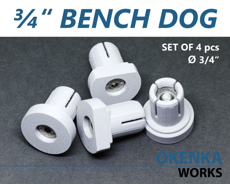 Lockable Bench Dogs, 3/4", Standard Profile, Set of 4 - Etsy