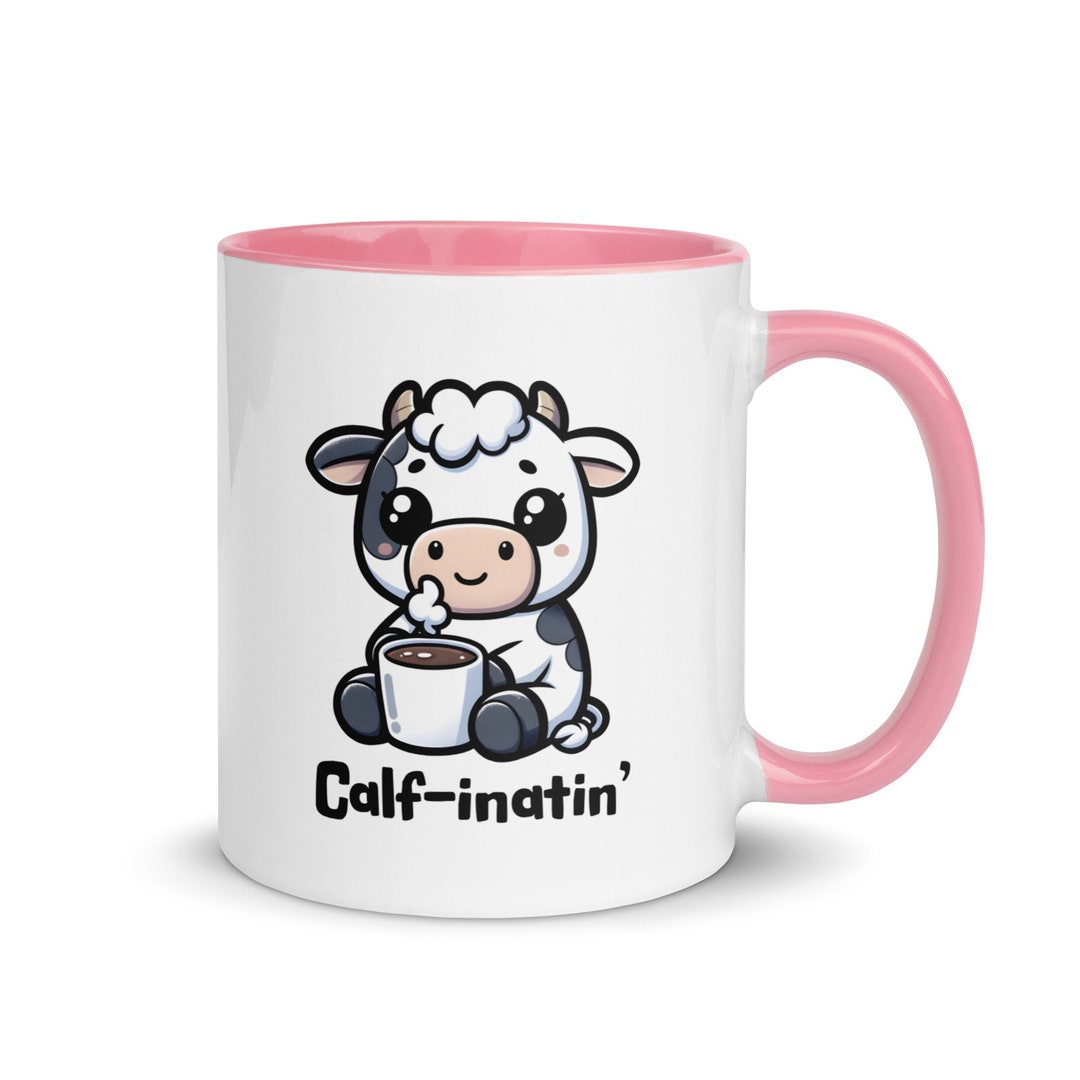 Calf-inatin' This Amoozing Little Calf is Caffeinating With a Steaming ...