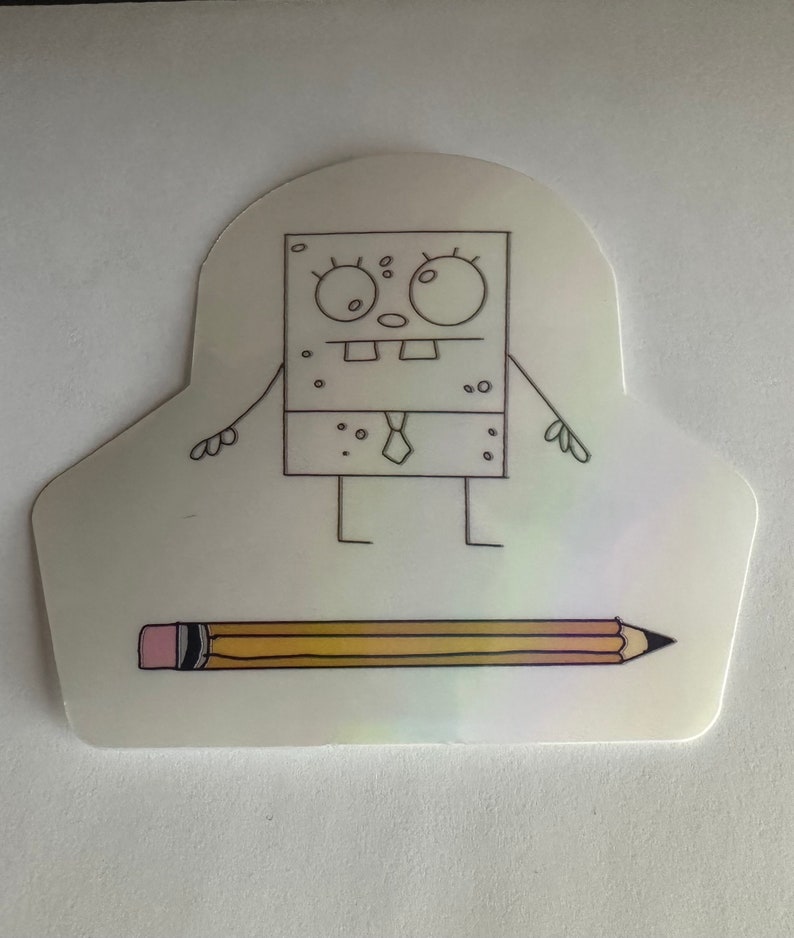 Doodlebob Sticker - Etsy