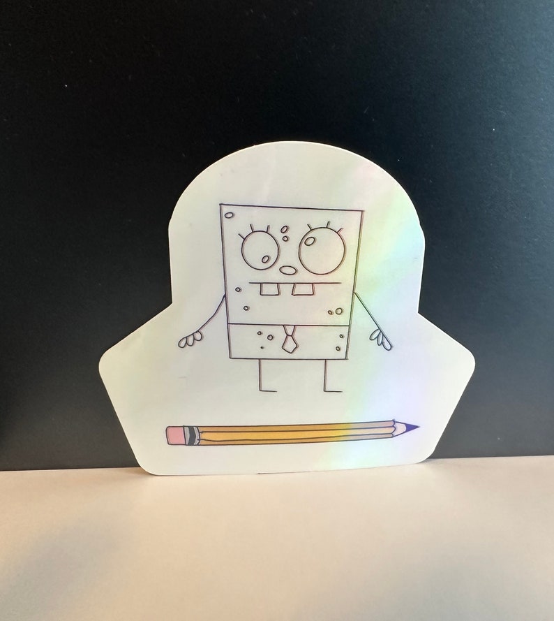 Doodlebob Sticker - Etsy