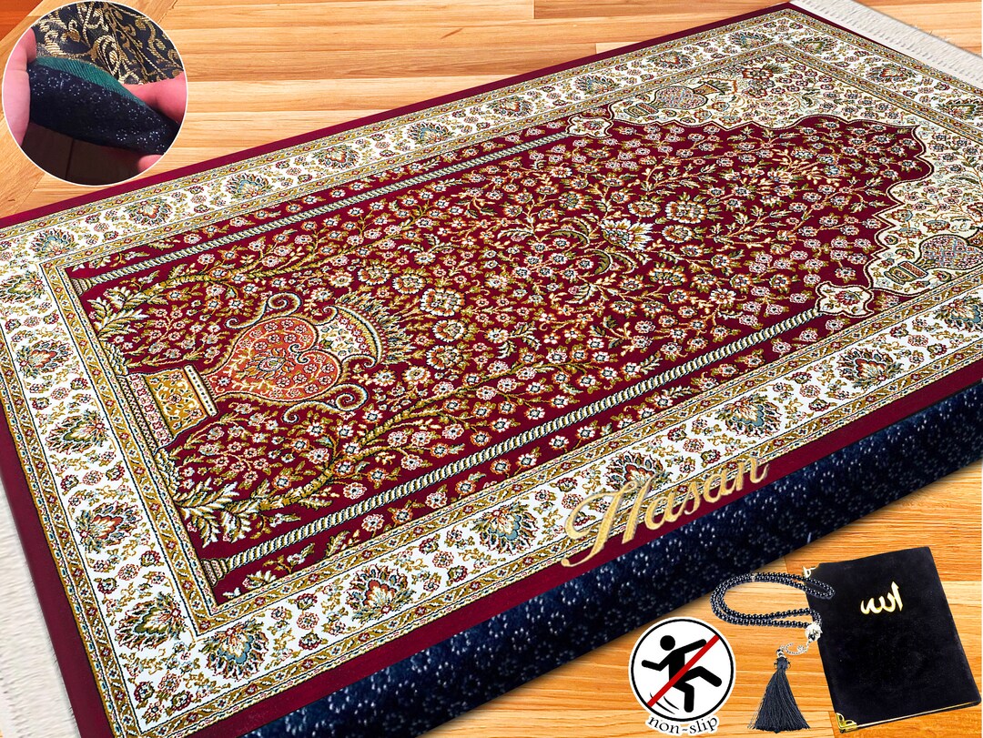 Personalized Foam Padded Velvet Persian Oriental Prayer Rug - Etsy