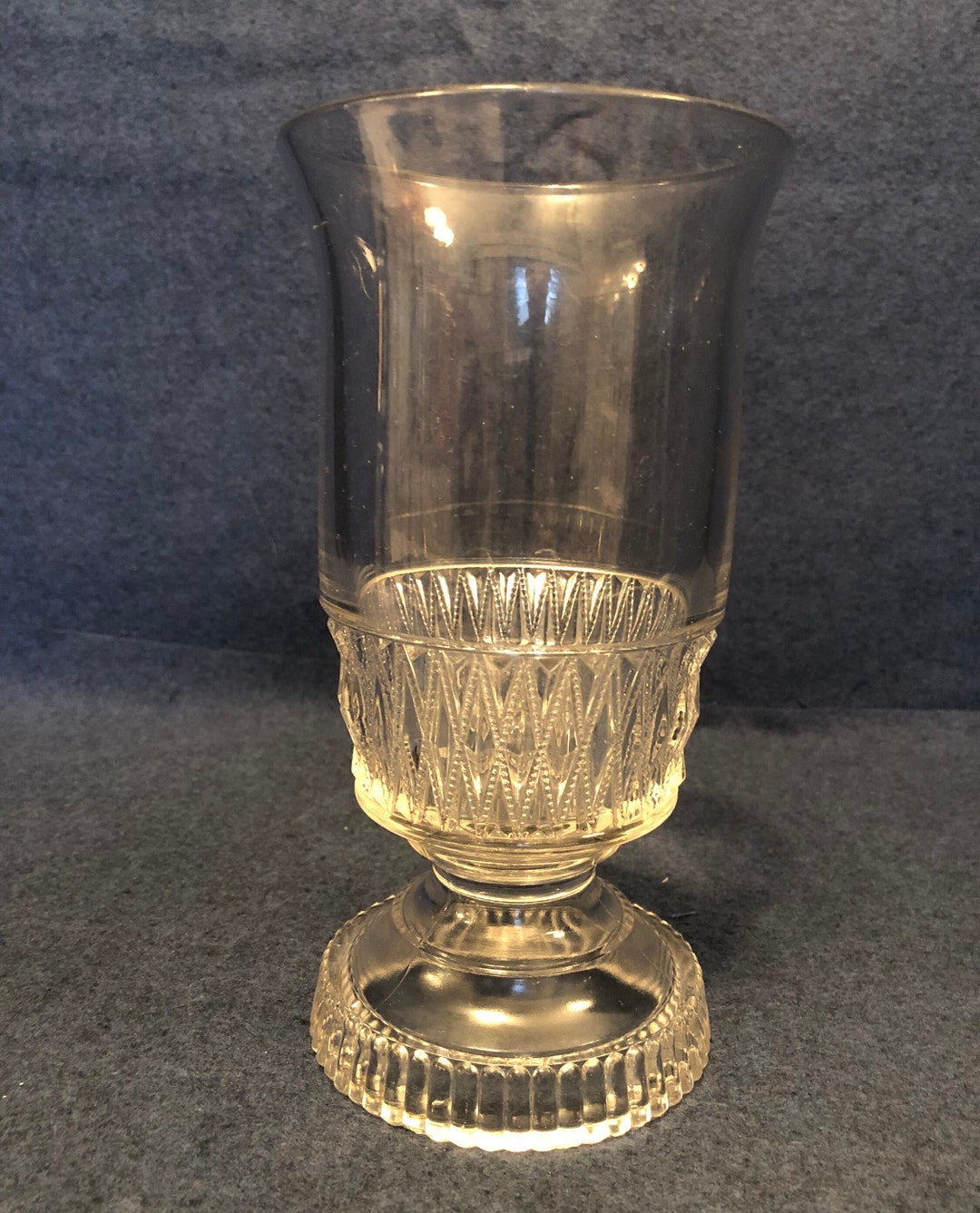 Vintage Pressed Glass Spooner - Etsy