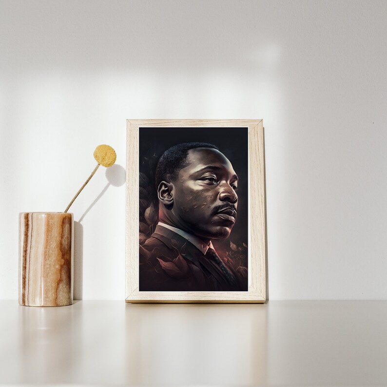 Martin Luther King Ai Generated Artwork - Etsy