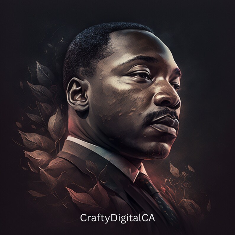 Martin Luther King Ai Generated Artwork - Etsy