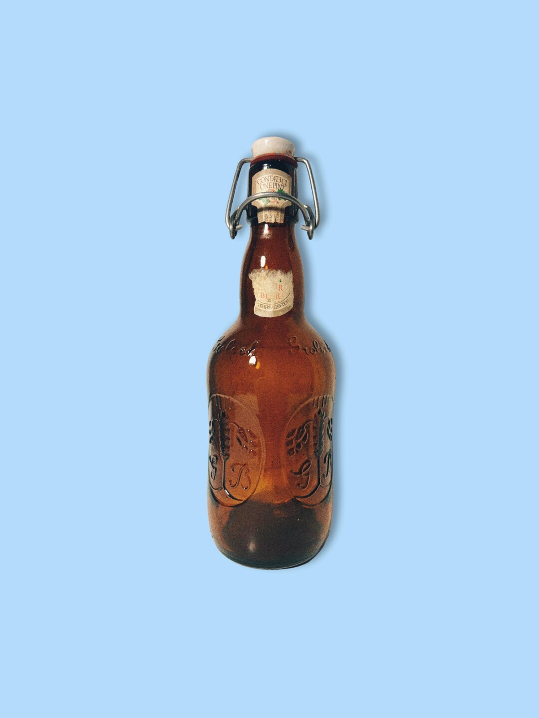 Vintage Collectible Amber Grolsch Beer Bottle - Etsy