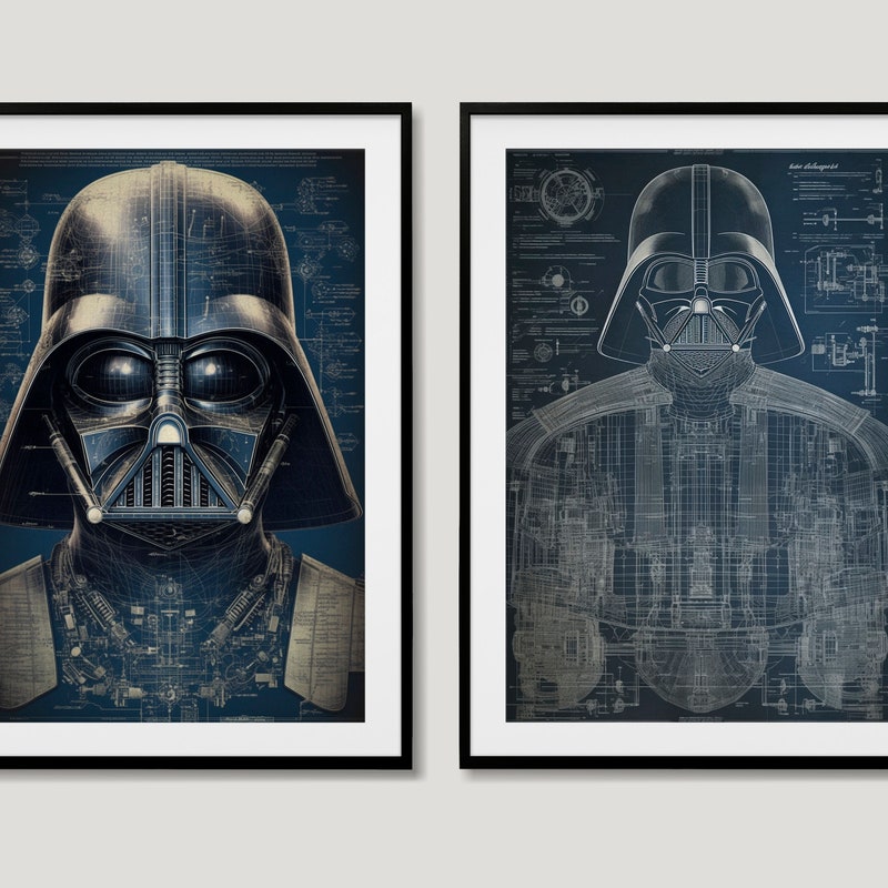 Blueprint Art - Etsy