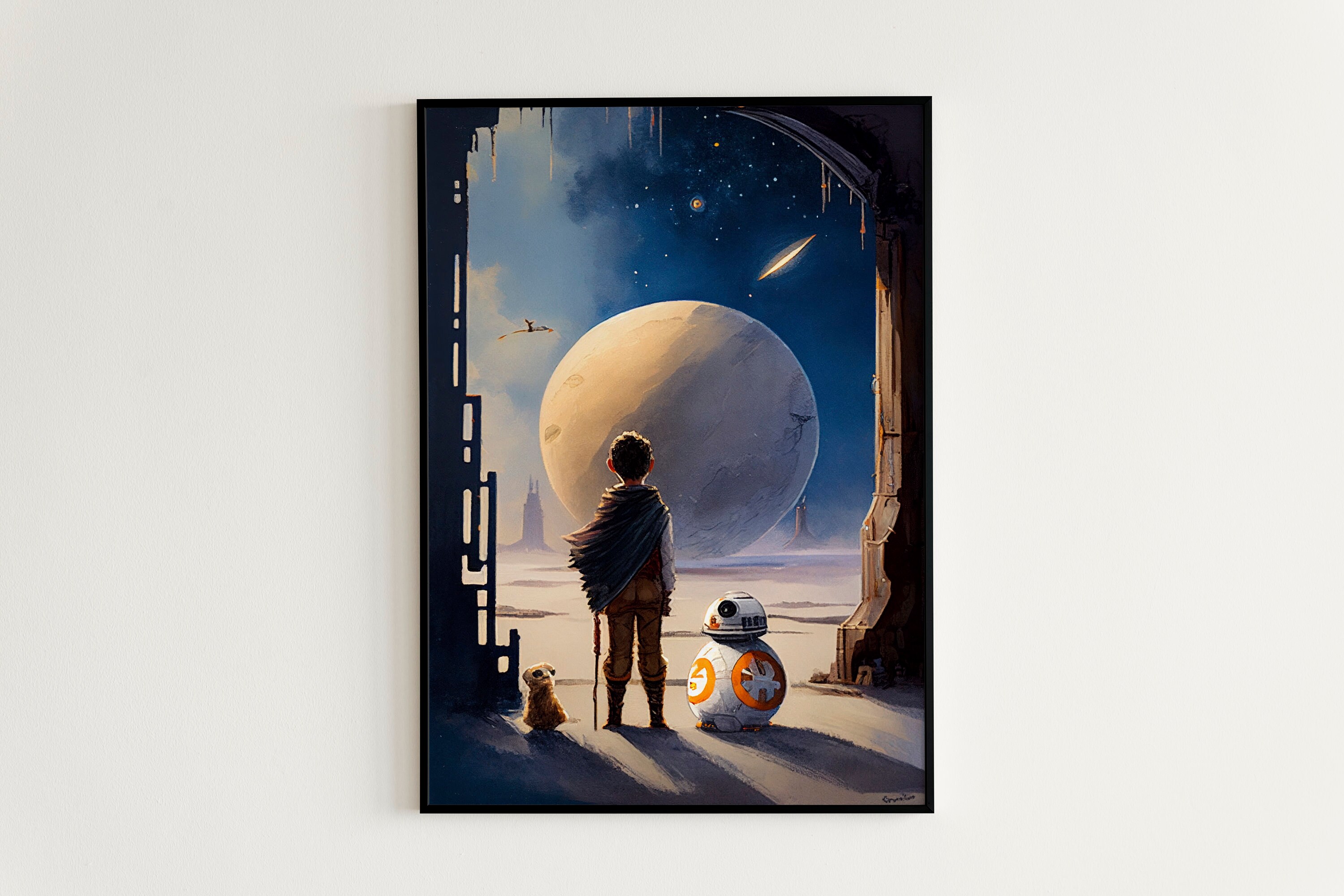 10 Star Wars Paintings Star Wars Digital Print Collection - Etsy