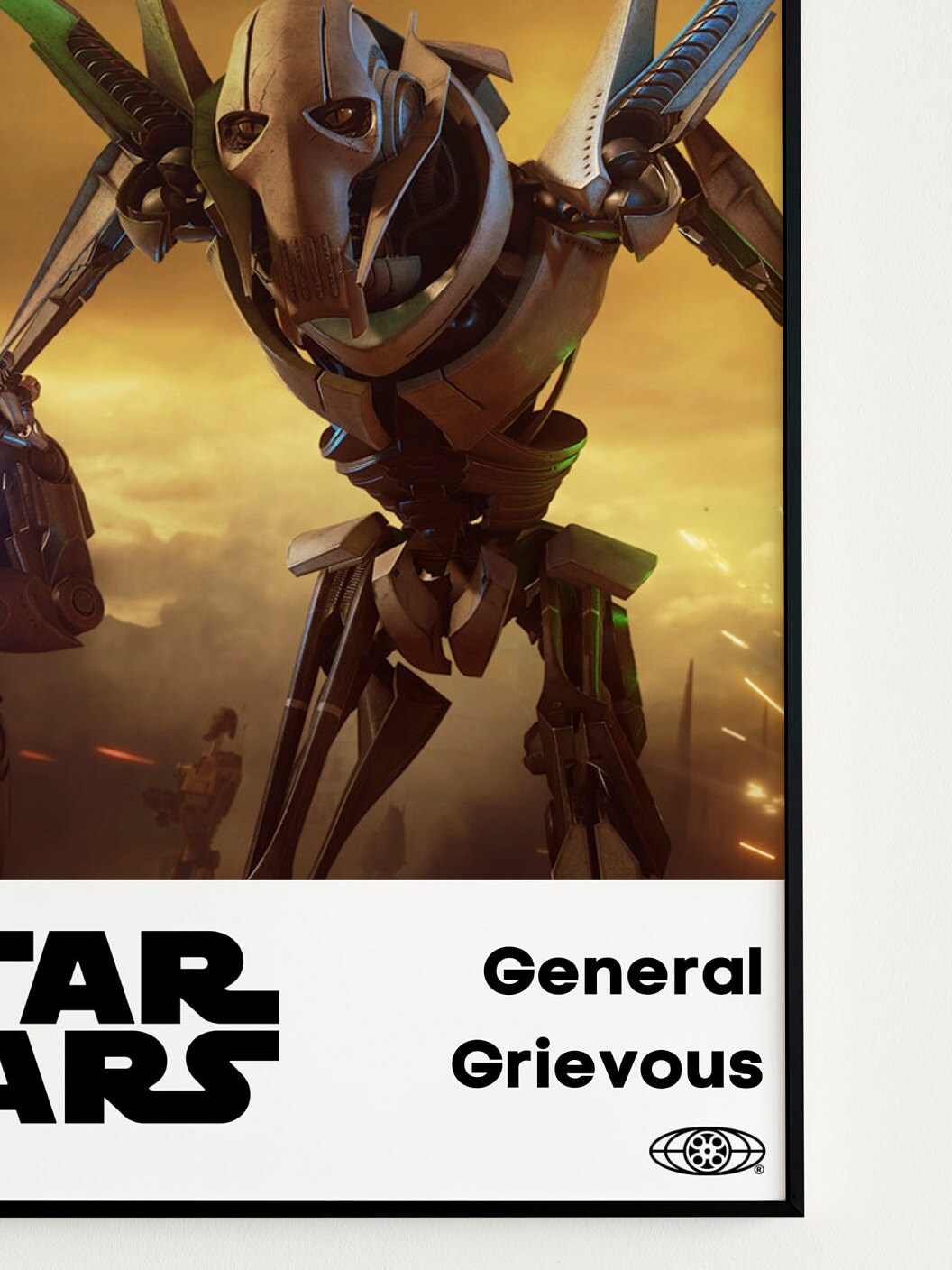 Star Wars General Grievous Movie Poster Art - General Grievous Digital ...
