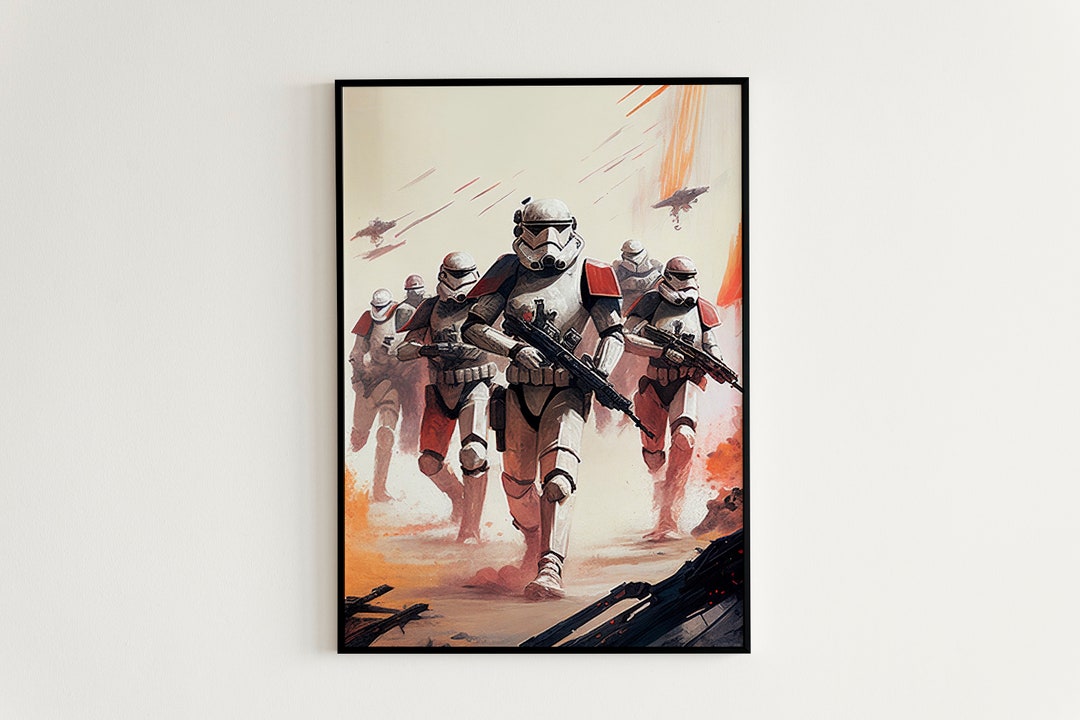 Clone Troopers March of Endor - Star Wars Art Digital File for Print ...