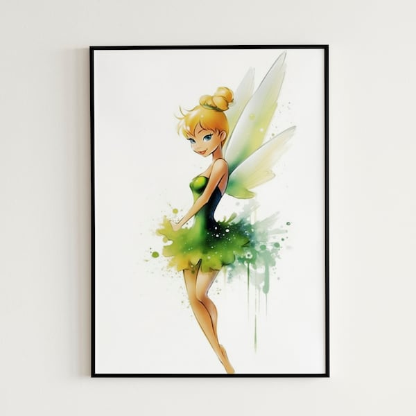 Tinker Bell Painting - Etsy