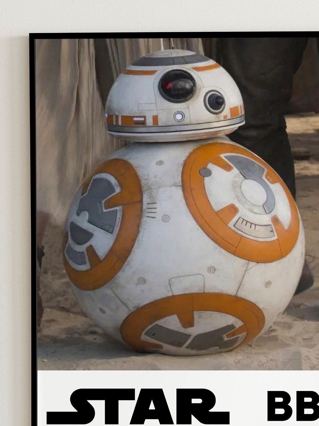 Star Wars BB8 Poster Art BB8 Movie Poster Print, Star Wars Wall Art ...