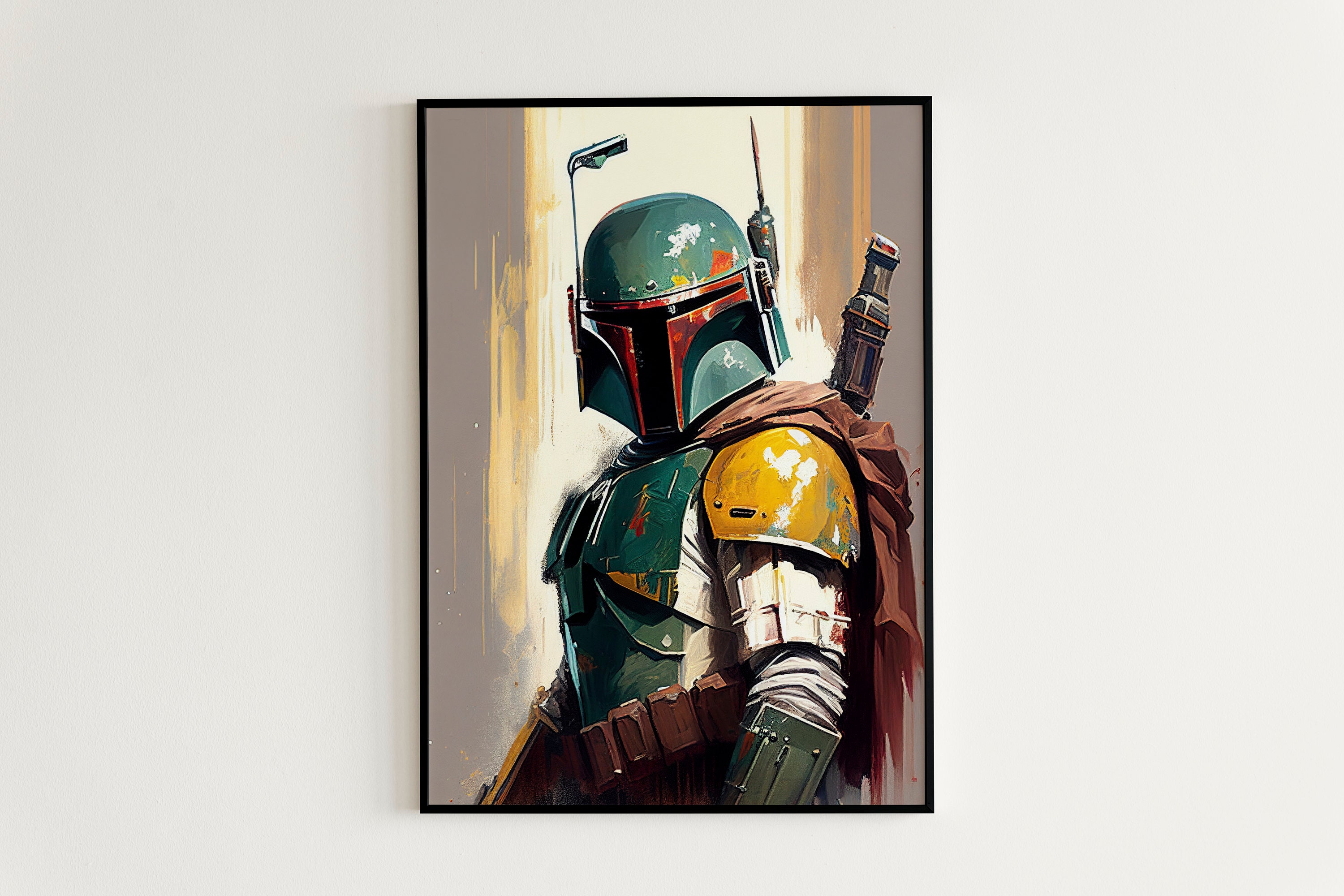 Boba Fett Watercolor Painting - Star Wars Wall Art | Watercolor Boba ...