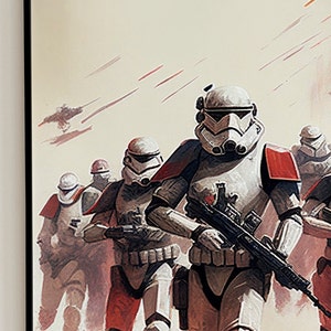 Clone Troopers March of Endor - Star Wars Art Digital File for Print ...