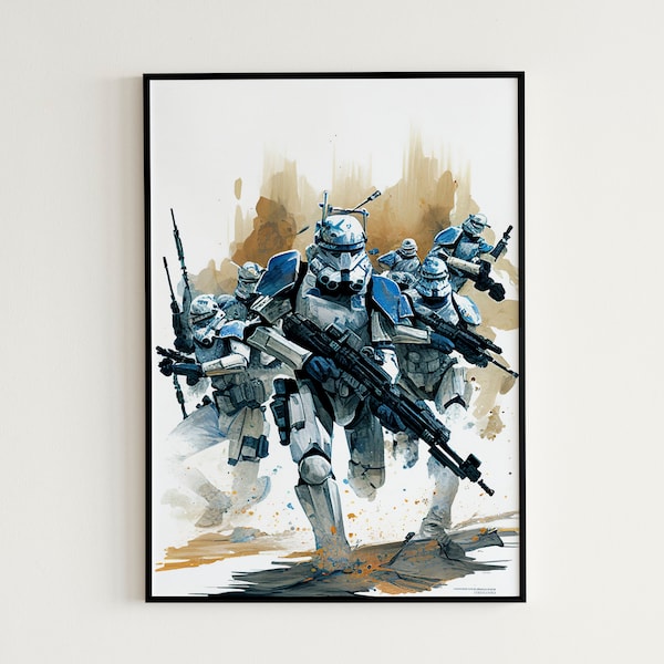 Clone Wars Poster - Etsy