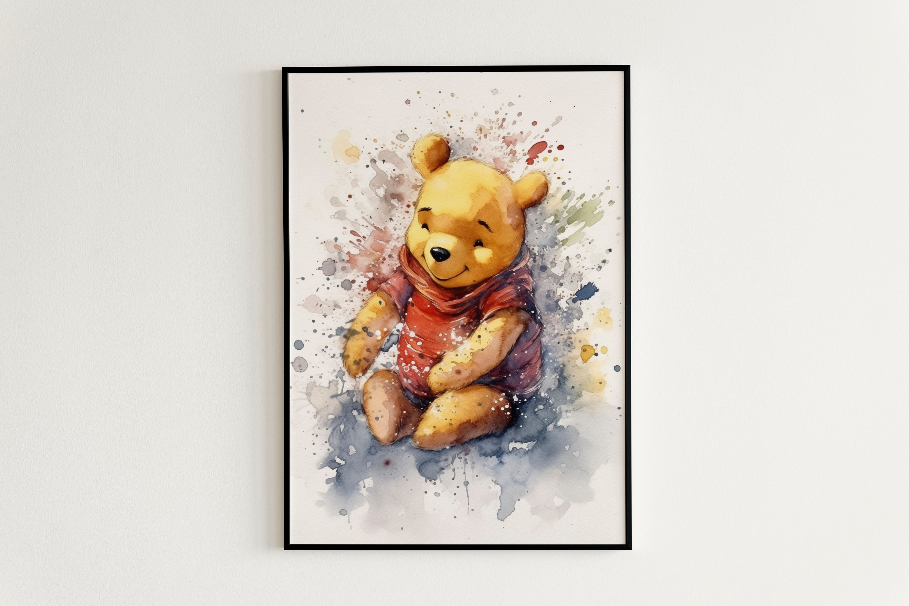 Winnie the Pooh Art Print Watercolor Poster Printable - Pooh Bear ...