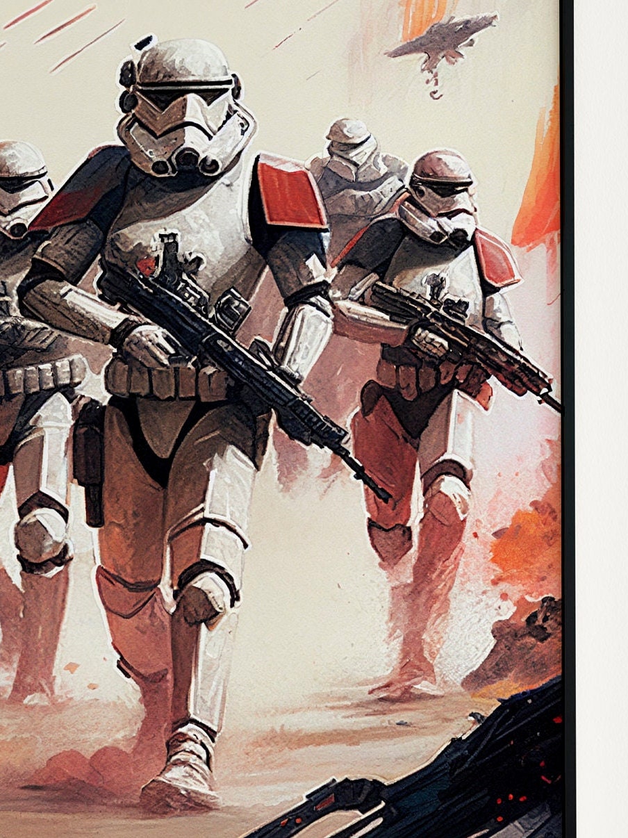 Clone Troopers March of Endor - Star Wars Art Digital File for Print ...