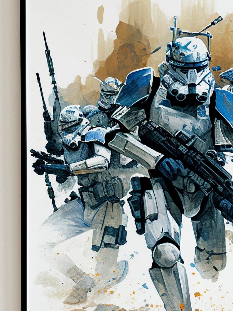 Republic Clone Trooper Watercolor Painting : the Old Republic - Star ...