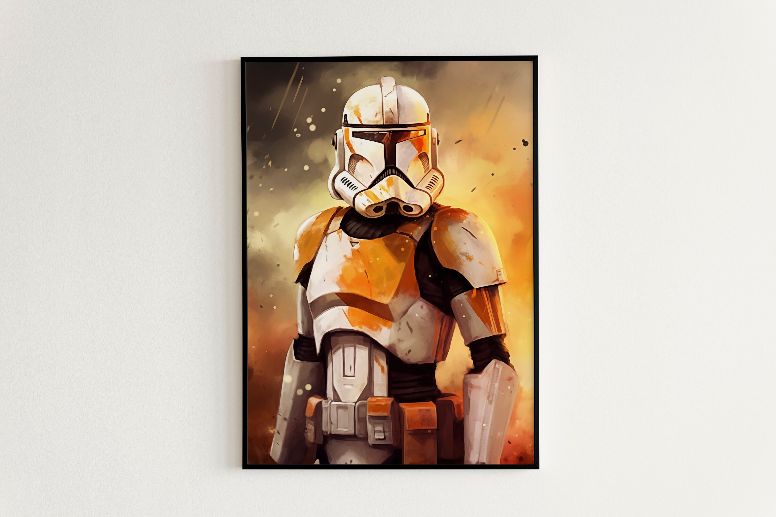 Star Wars Commander Cody Clone Trooper Painting - Instant Download ...