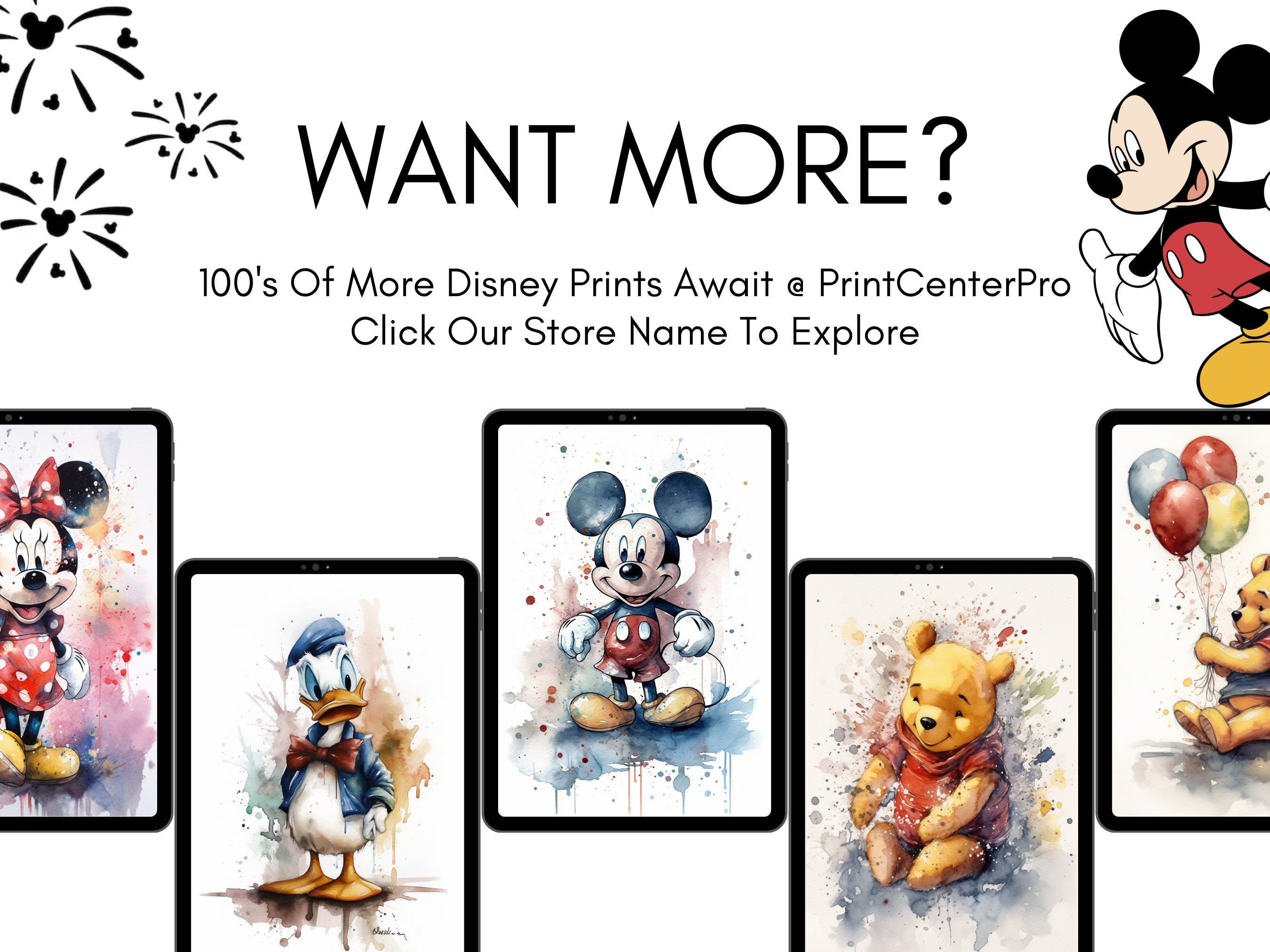 Magic Kingdom Art Print Magic Castle Watercolor Painting - Etsy