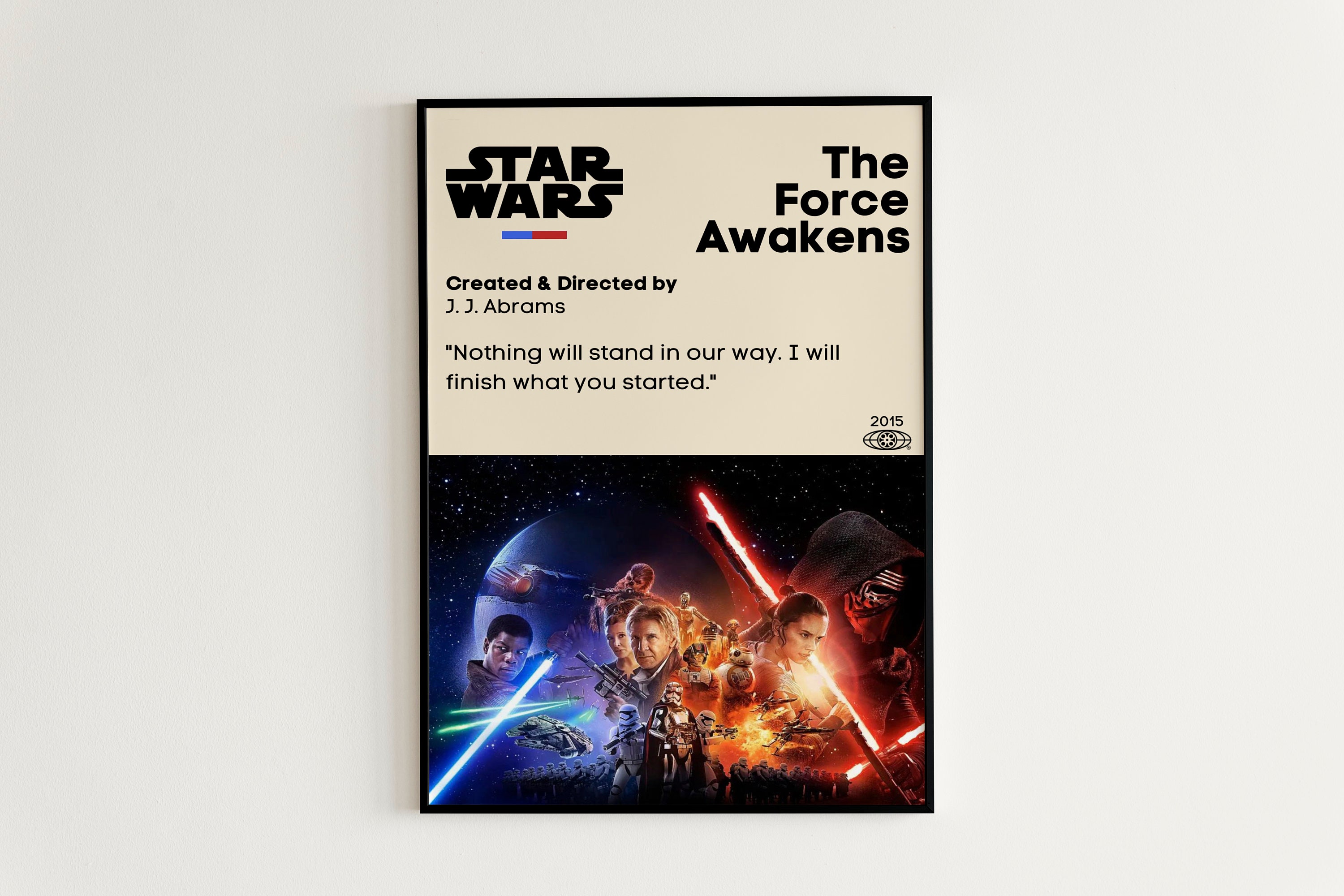 Star Wars Movie Poster Digital Print Pack Set of 2 Prints Star Wars ...