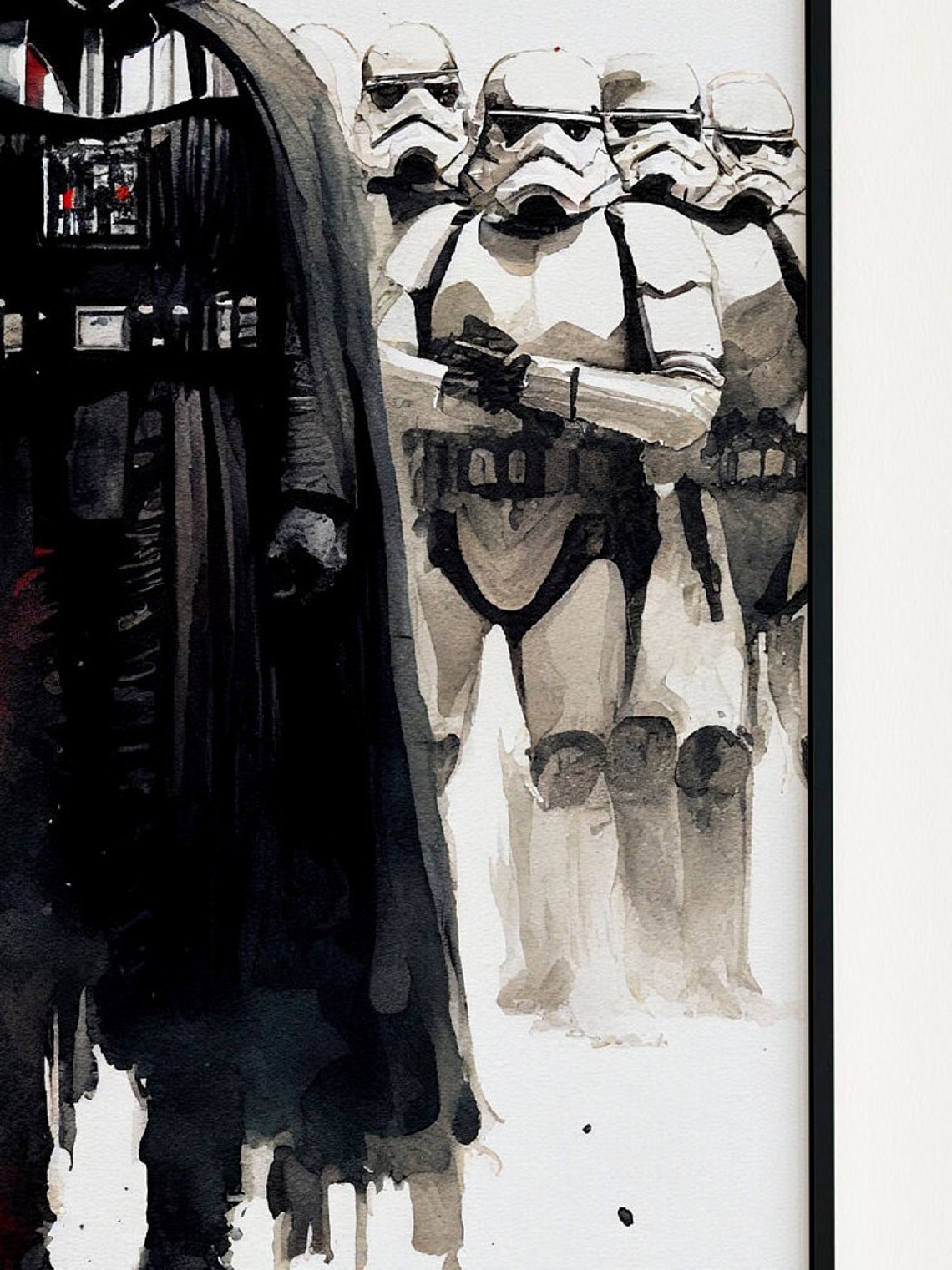 Star Wars Darth Vader Watercolor Painting - Star Wars Digital Print ...