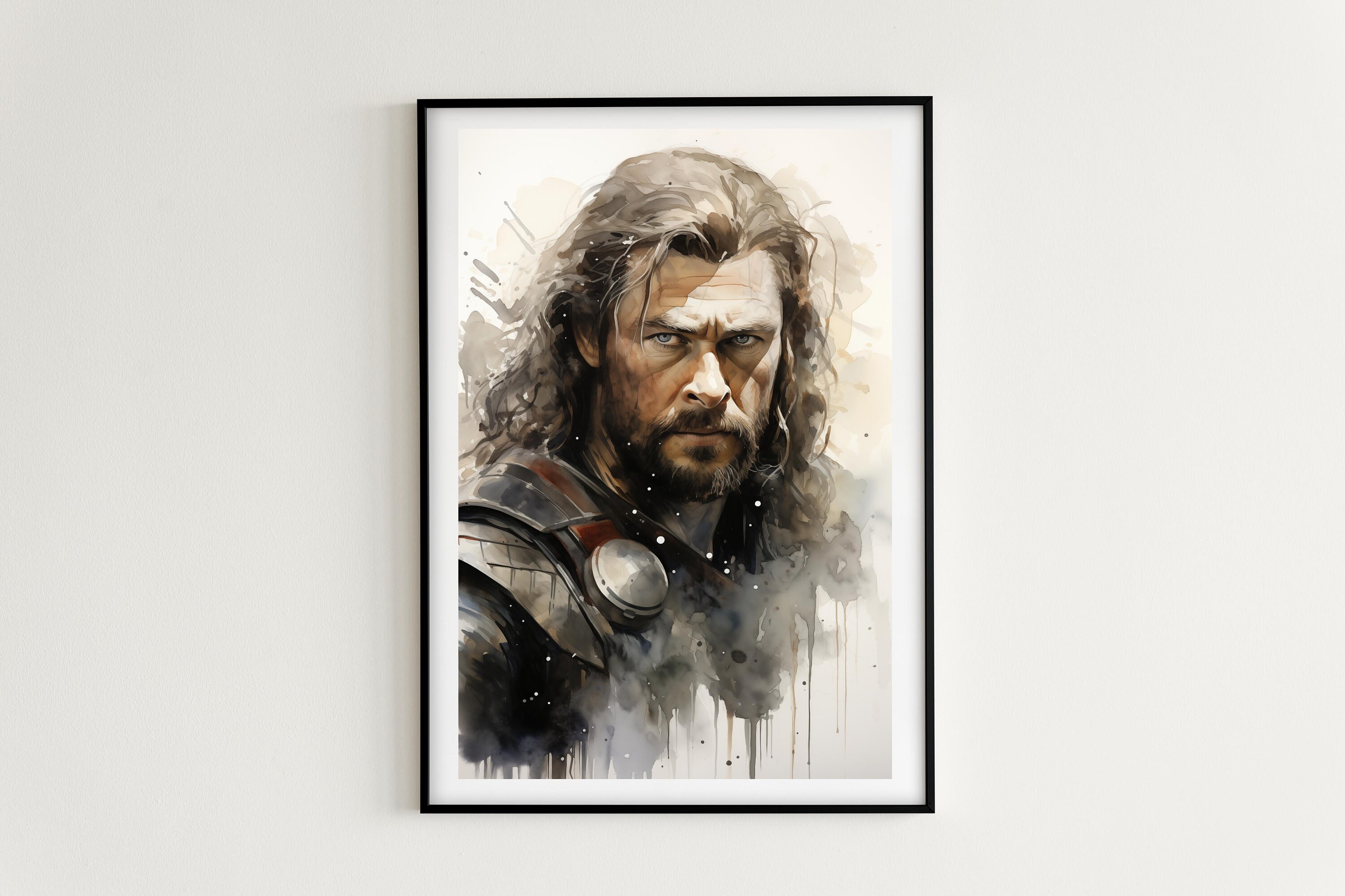 Thor High Quality Painting Instant Download 7 Images Included Superhero ...
