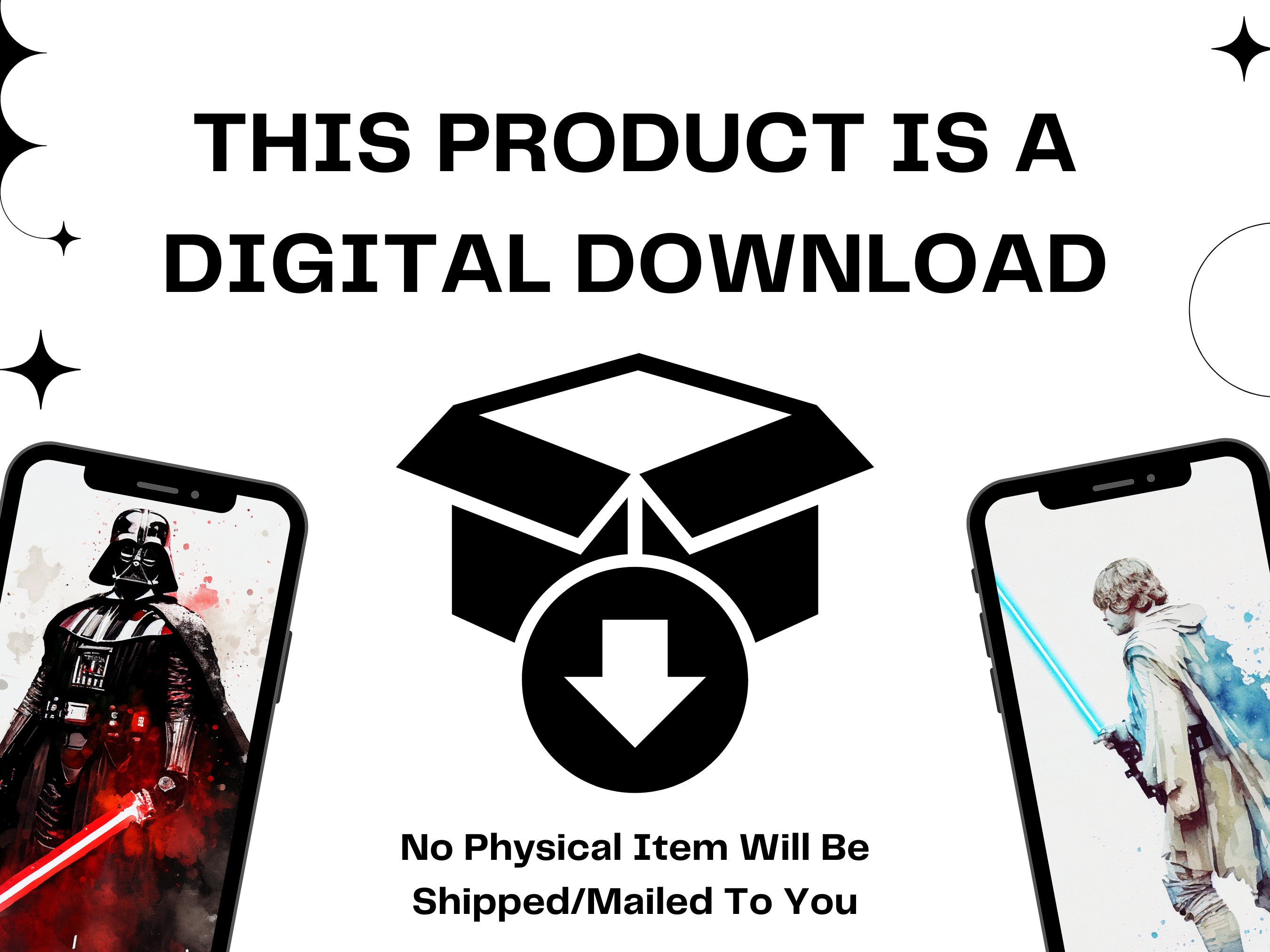 Star Wars BB8 Poster Art BB8 Movie Poster Print, Star Wars Wall Art ...