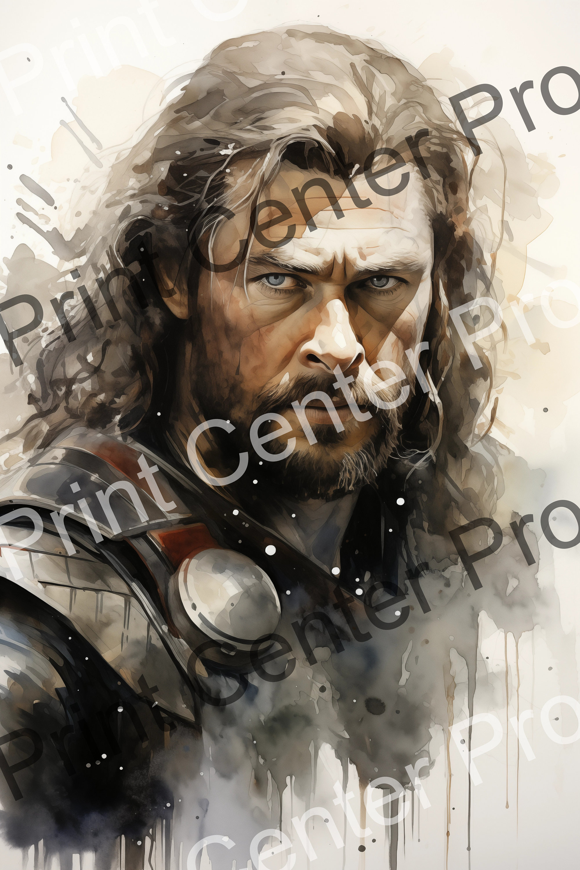 Thor High Quality Painting Instant Download 7 Images Included Superhero ...