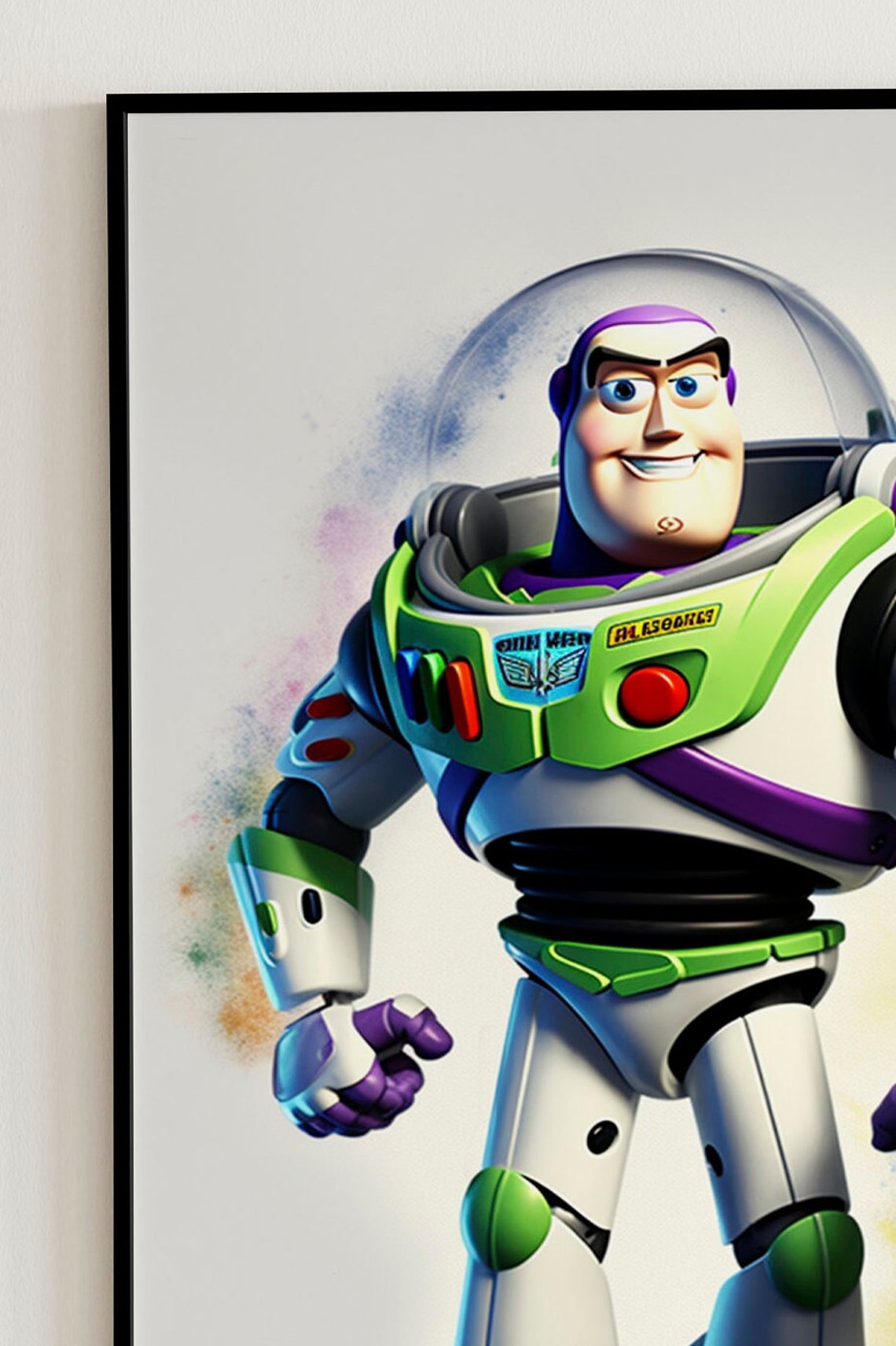 Buzz Lightyear Watercolor Painting Digital Print Buzz Lightyear From ...