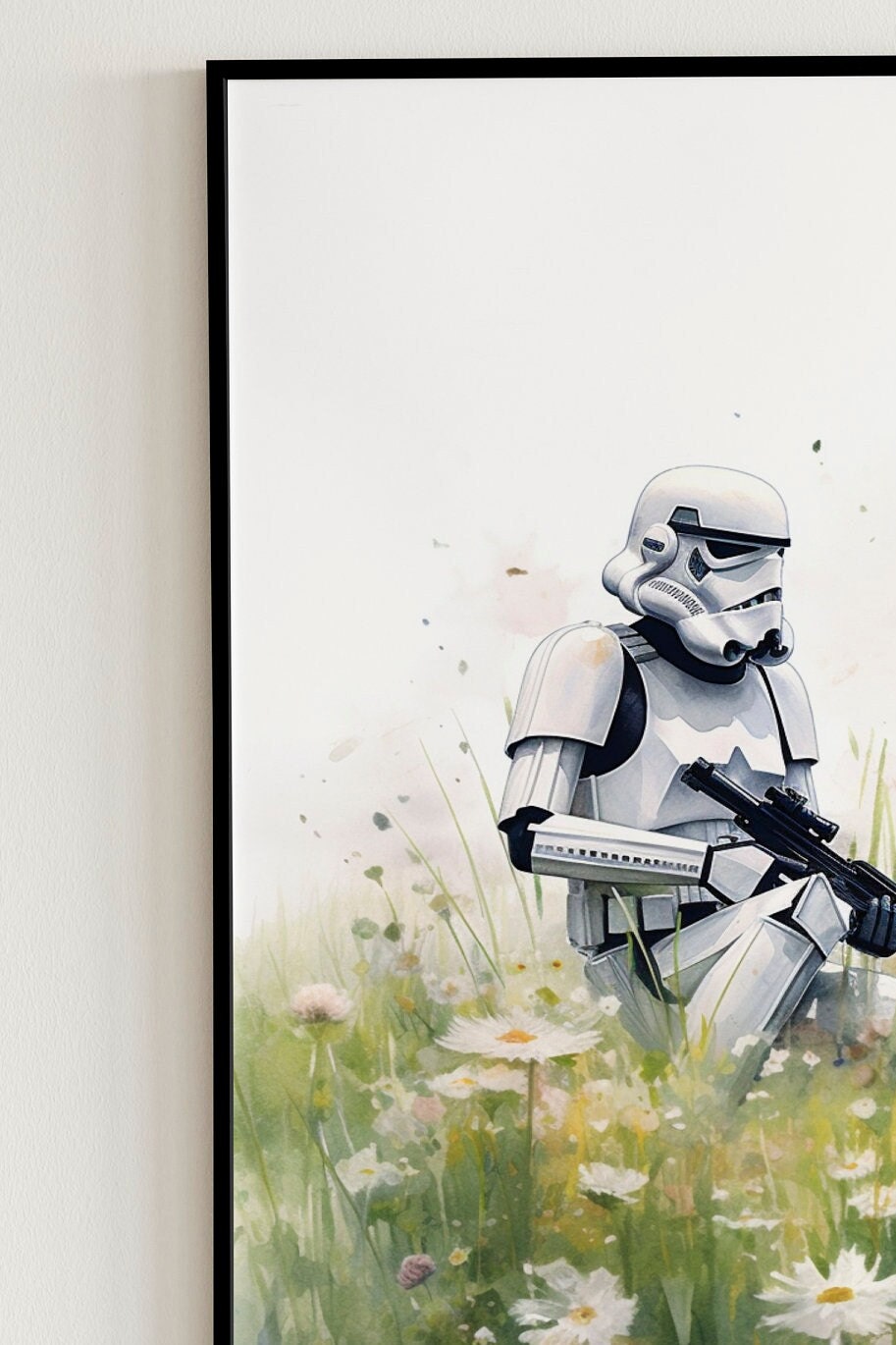 Darth Vader & Stormtrooper Watercolor Art Prints - Set of 2 Star Wars ...