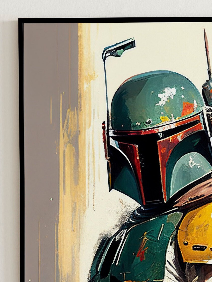 Boba Fett Watercolor Painting - Star Wars Wall Art | Watercolor Boba ...