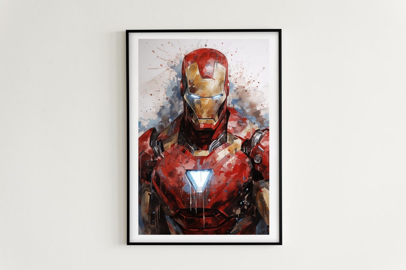 2 Iron Man Posters Pack 7 Images Included per Image Instant Download ...