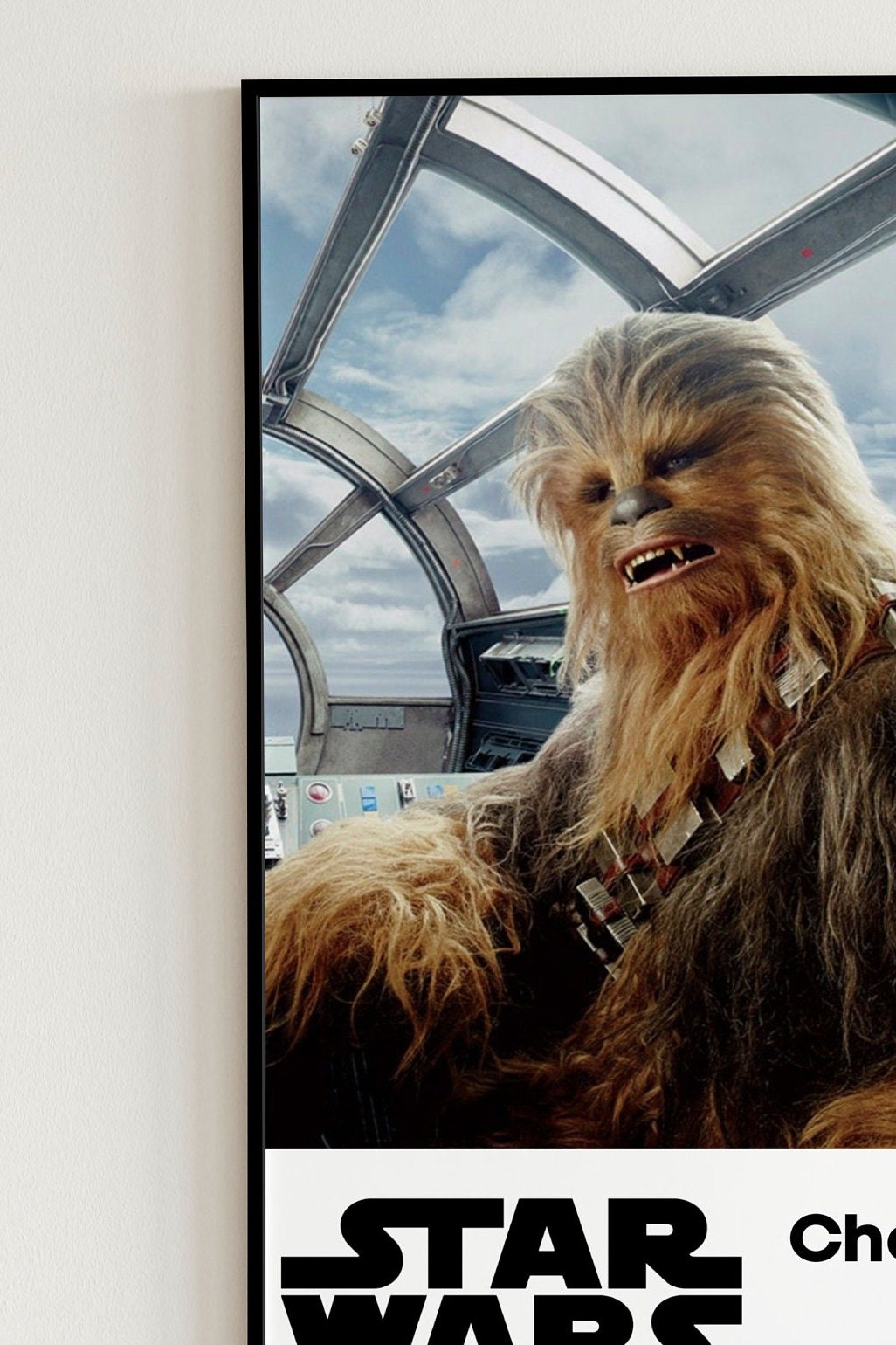 Minimal Chewbacca Poster Artwork Star Wars Chewbacca Digital - Etsy