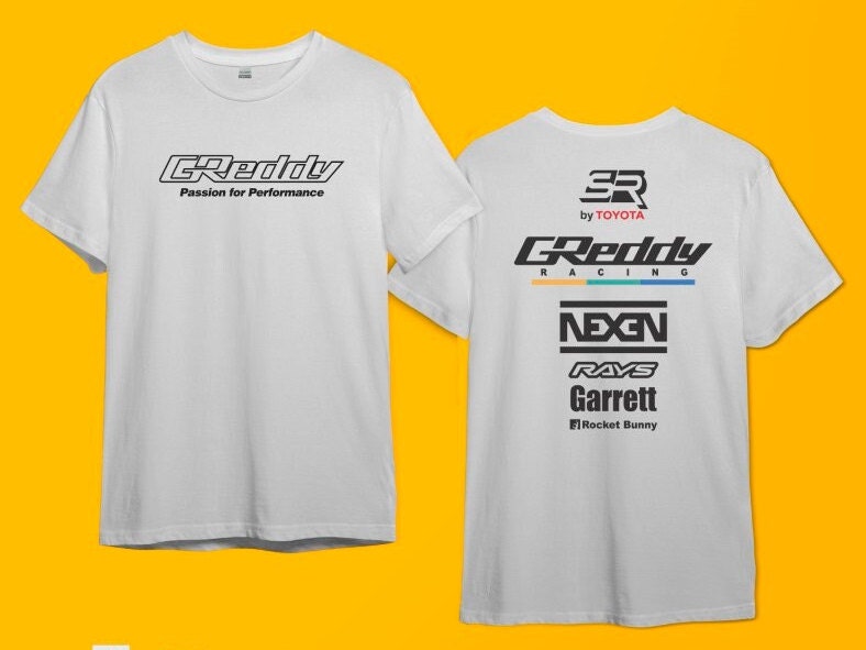 Perfomance Greddy by Toyota JDM Dtf Heavy Cotton S-2XL Black Blue Navy ...