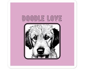 Lively Golden Doodle Sticker Personalize Limited Edition Decal - Etsy