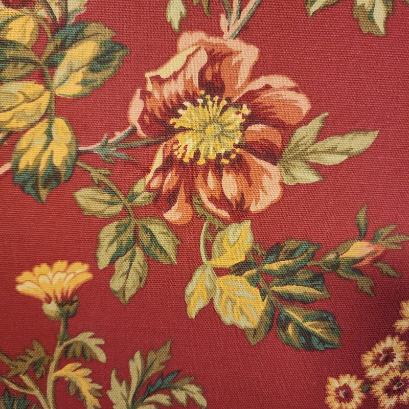Floral Chintz Fabric - Etsy