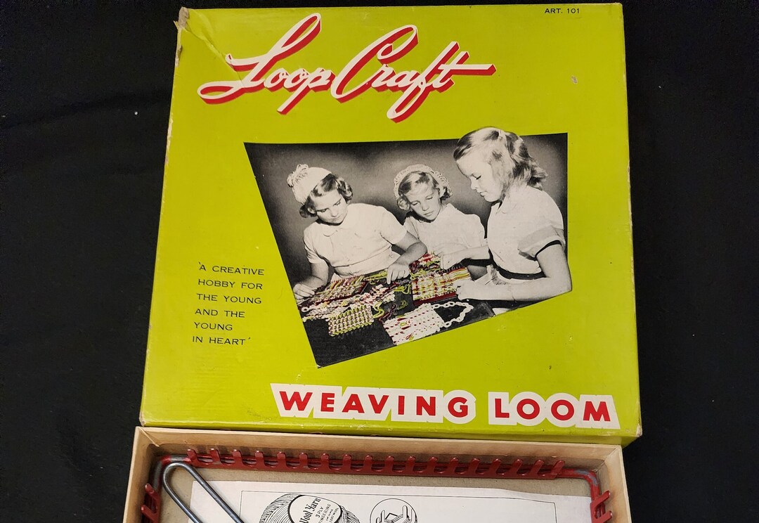 Vintage Nelly Bee Products Loop Craft Weaving W/metal Loom in Original Box B2 - Etsy