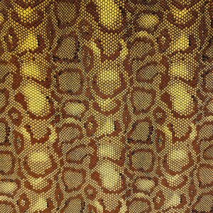 Brown Python Print Velveteen Decorating Fabric 100% Cotton By-the-yard ...