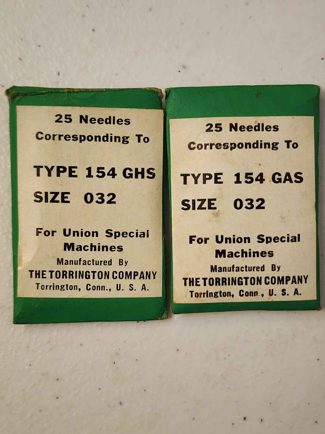 Vintage Union Special Sewing Needles 154 GHS Size 032 37 Pieces B12 - Etsy