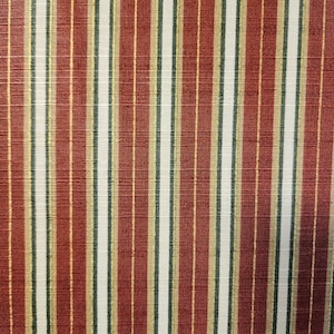 Betty's Burgundy Stripe Decorating Fabric By-the-yard Quantity ...