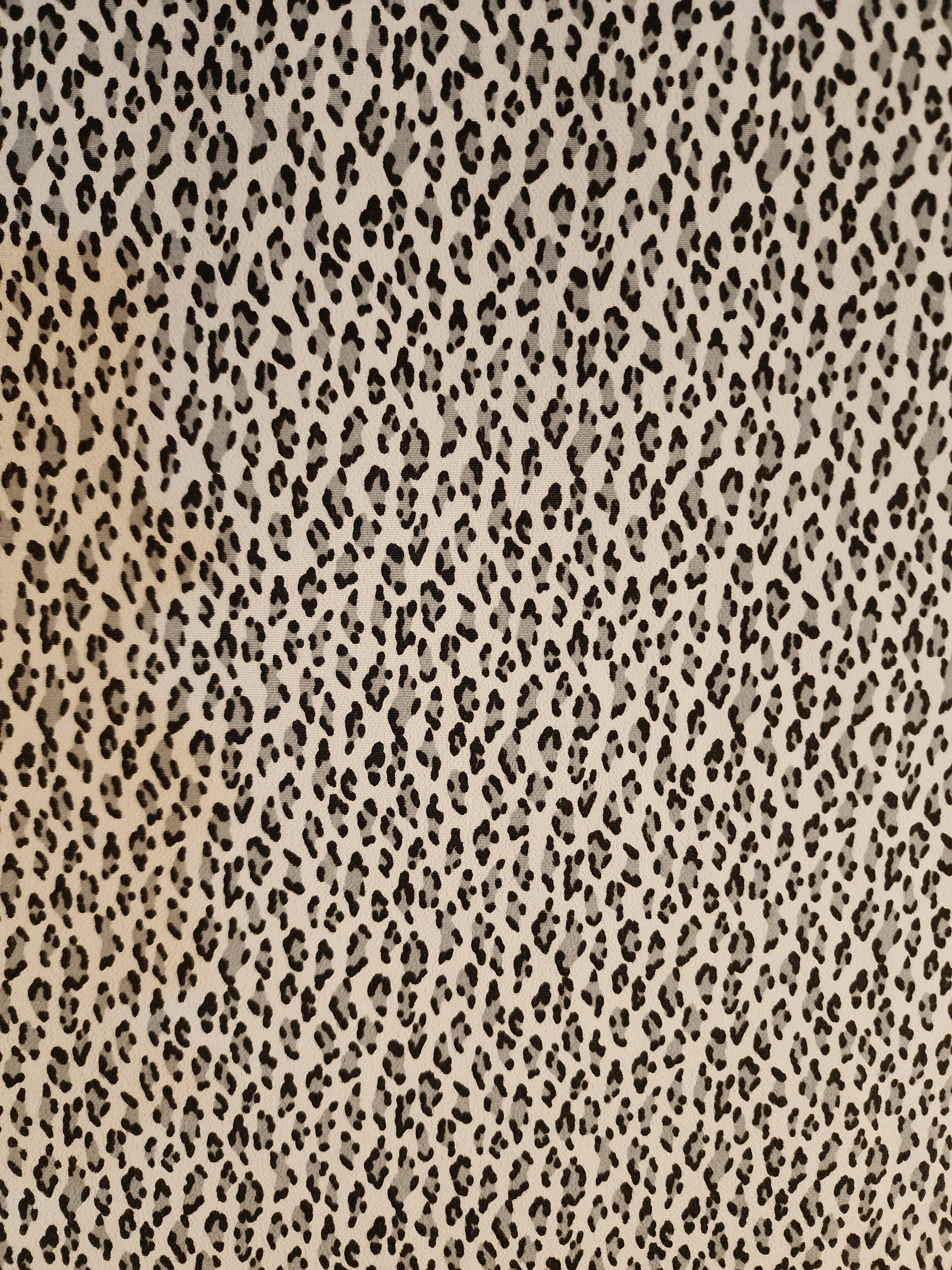 Snow Leopard Animal Print Dress/decorating Fabric By-the-yard Qty ...