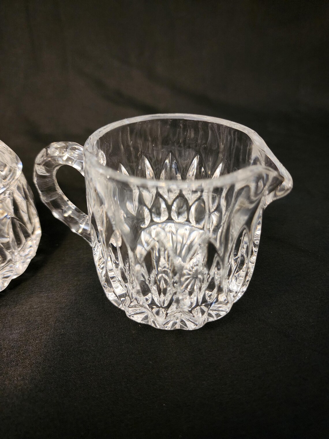 Vintage Gorham Full Lead Crystal Althea Creamer and Sugar Bowl B54 - Etsy