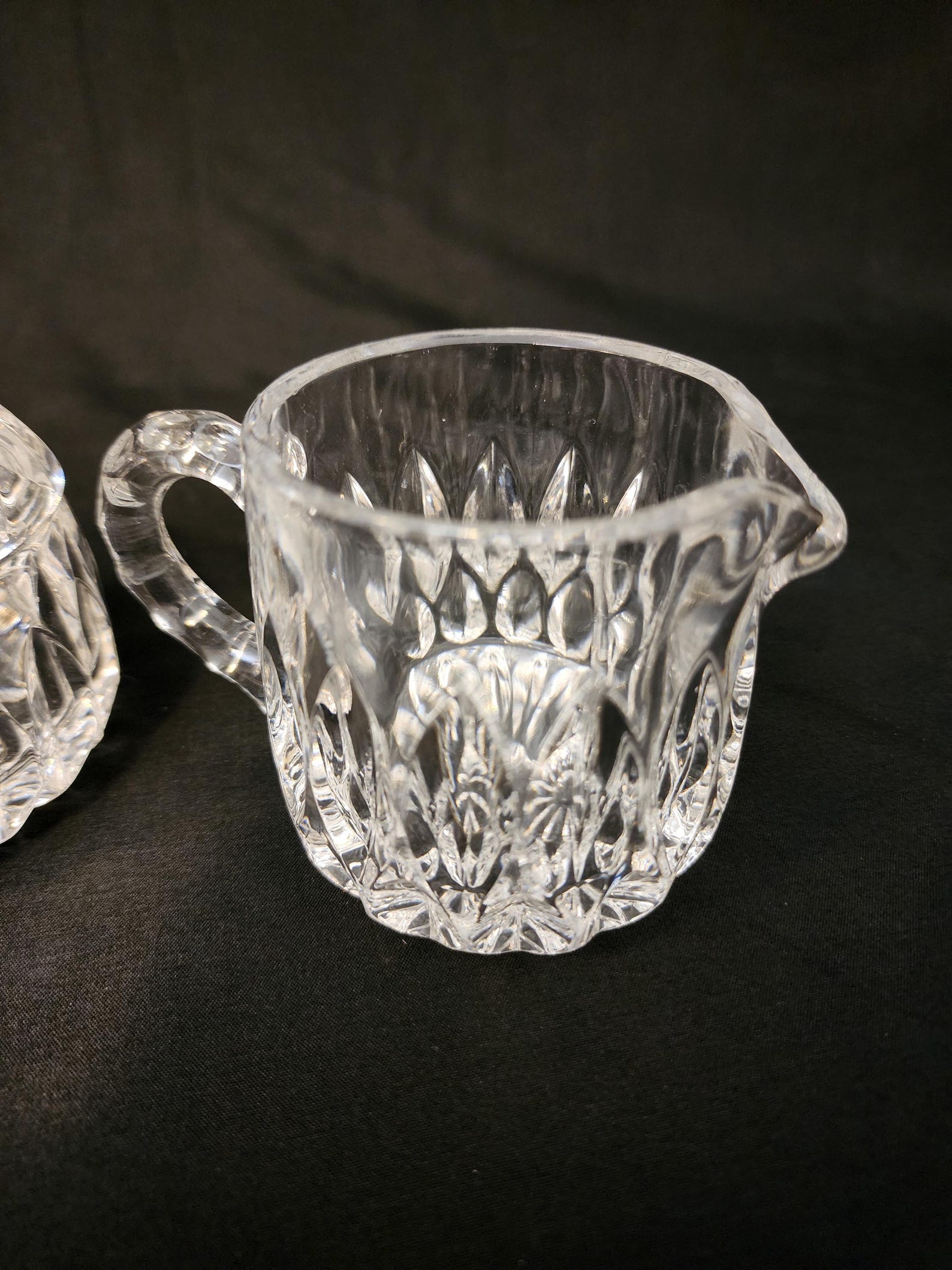Vintage Gorham Full Lead Crystal Althea Creamer and Sugar Bowl B54 - Etsy