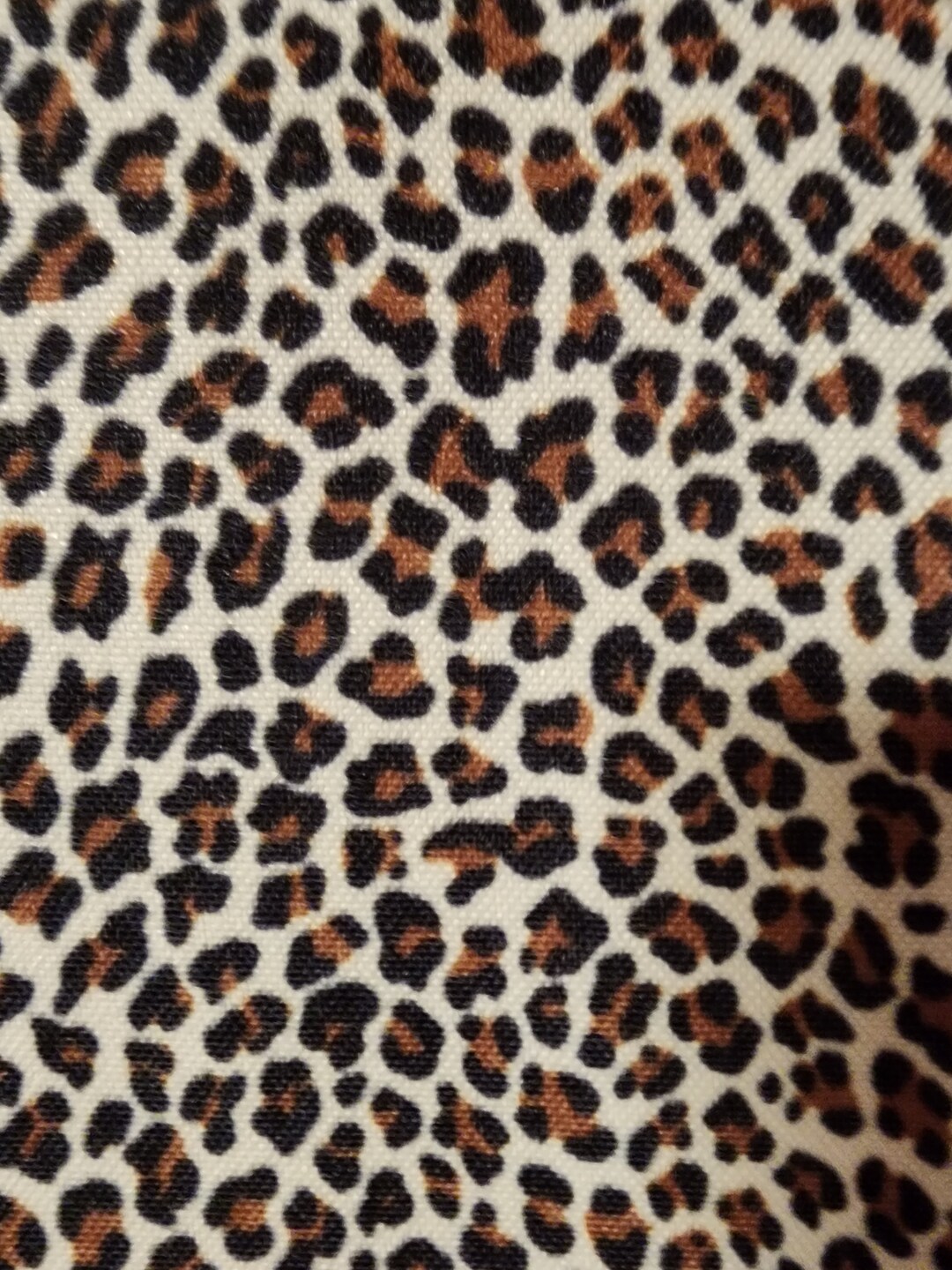Hamilton Snow Leopard Print Decorating Fabric Cotton Blend By-the-yard ...