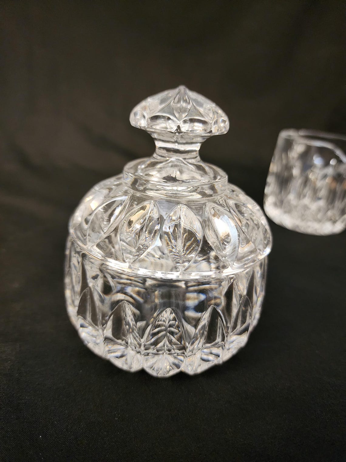 Vintage Gorham Full Lead Crystal Althea Creamer and Sugar Bowl B54 - Etsy