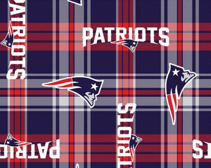 NFL Team New England Patriots Football Fleece Fabric 60" By-the-yard ...