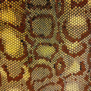 Brown Python Print Velveteen Decorating Fabric 100% Cotton By-the-yard ...